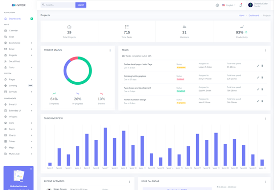 Landing Page | Hyper - Responsive Bootstrap 5 Admin Dashboard